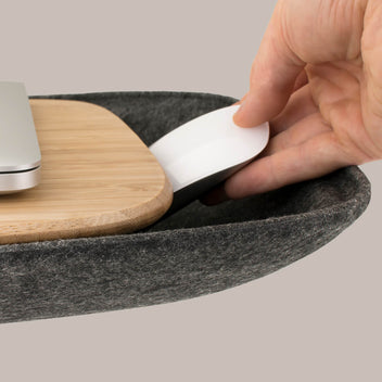 Lapod Lap Desk with Storage Pod Compartment, Ergonomic Cushion – Objct Co